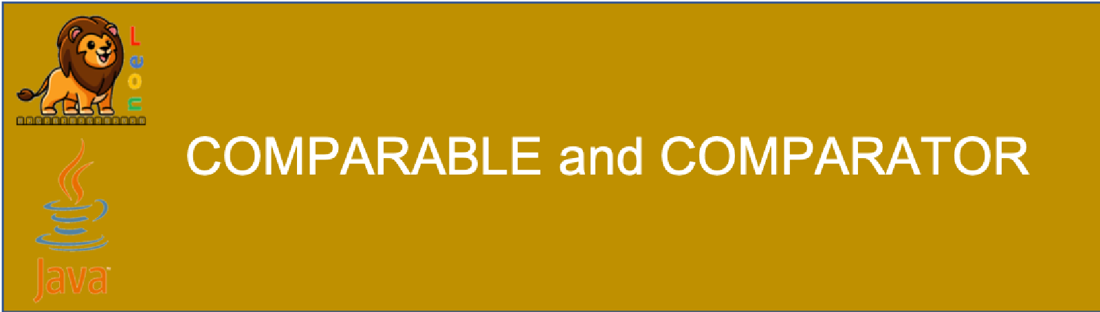 Comparable and Comparator in Java